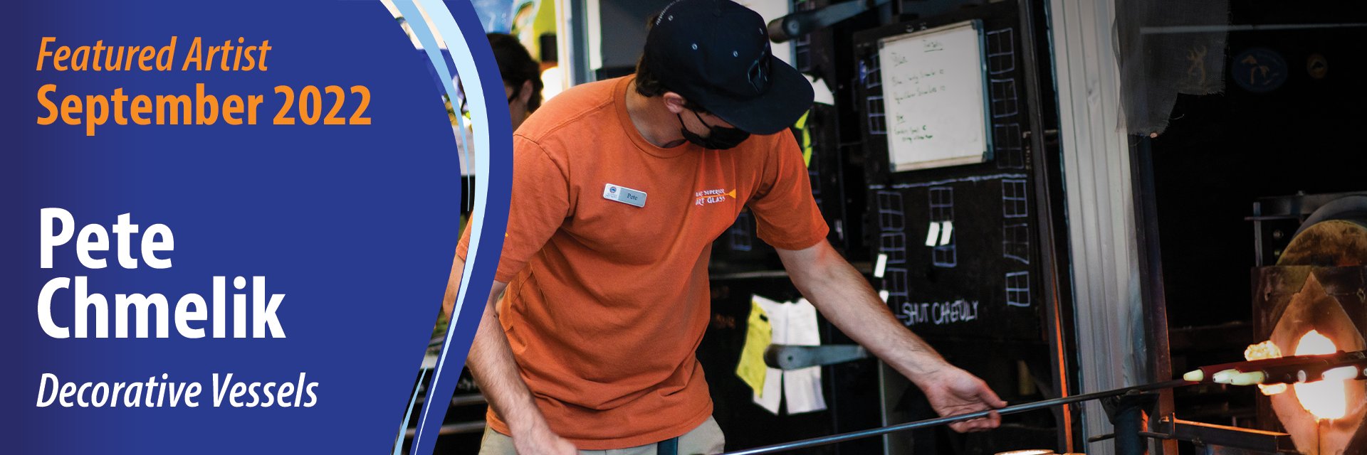 September's Featured Artist: Pete Chmelik – Lake Superior Art Glass