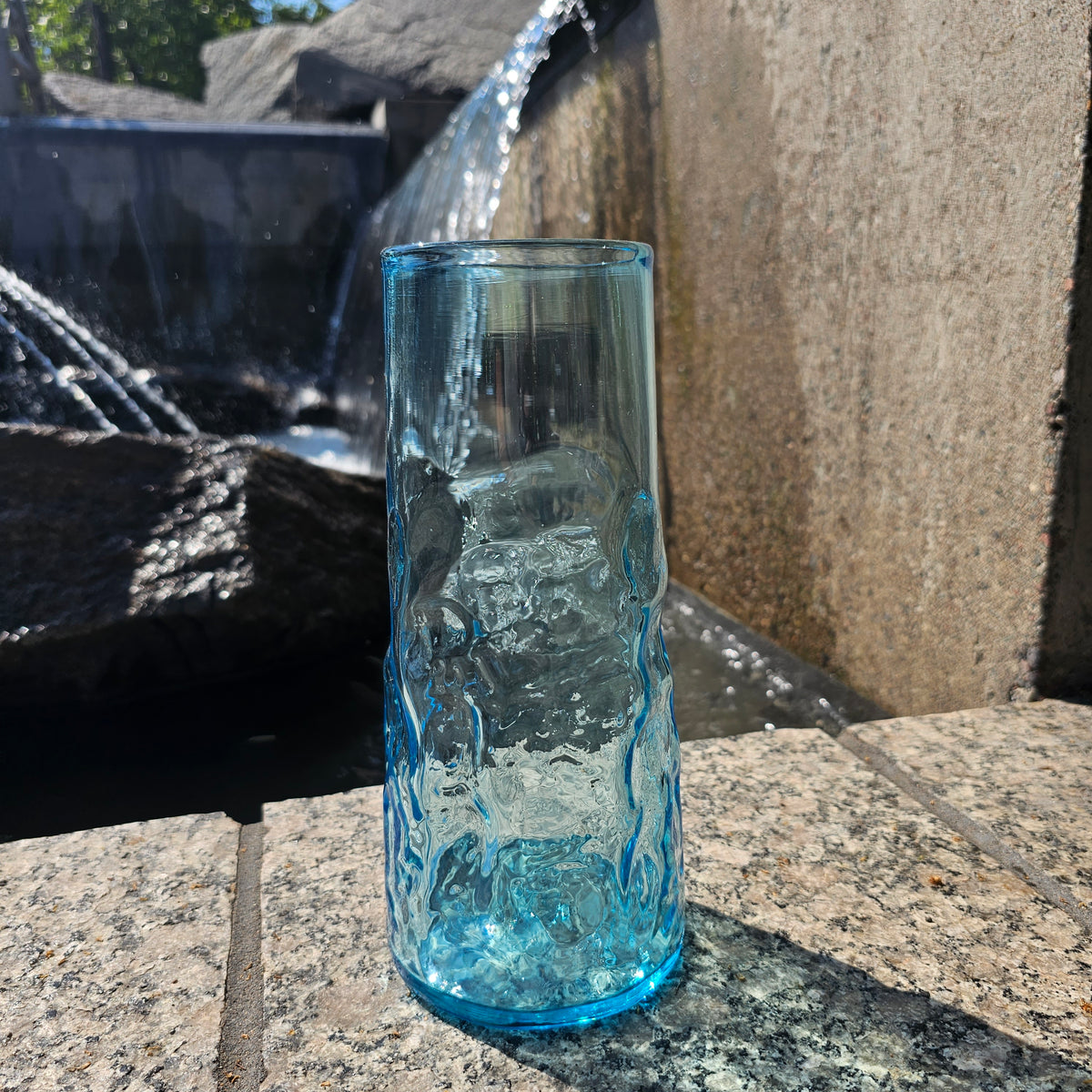 Danté River Rock Vase-Color – Lake Superior Art Glass