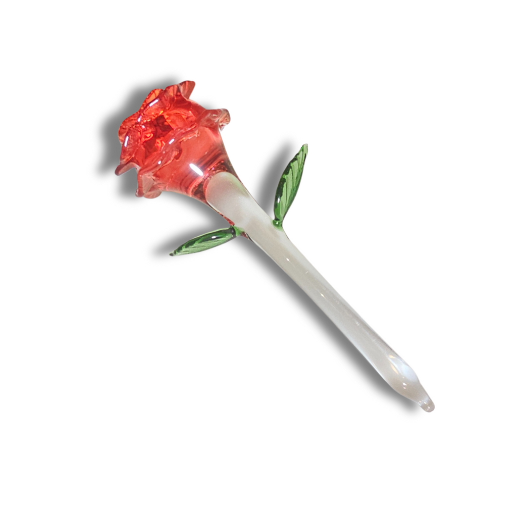 Glass Rose by Dan Neff • Lake Superior Art Glass