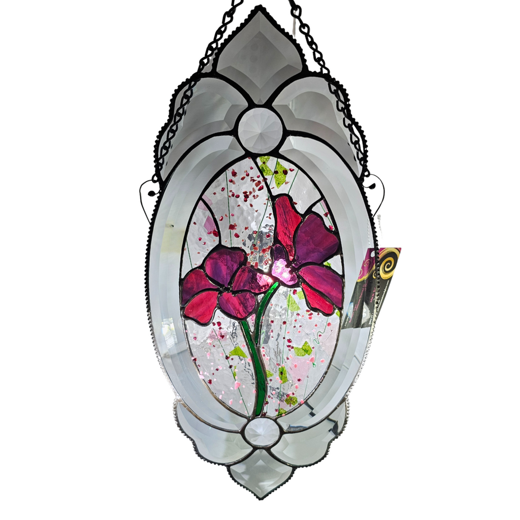 JR Dancing Violets Cluster-JR124 – Lake Superior Art Glass