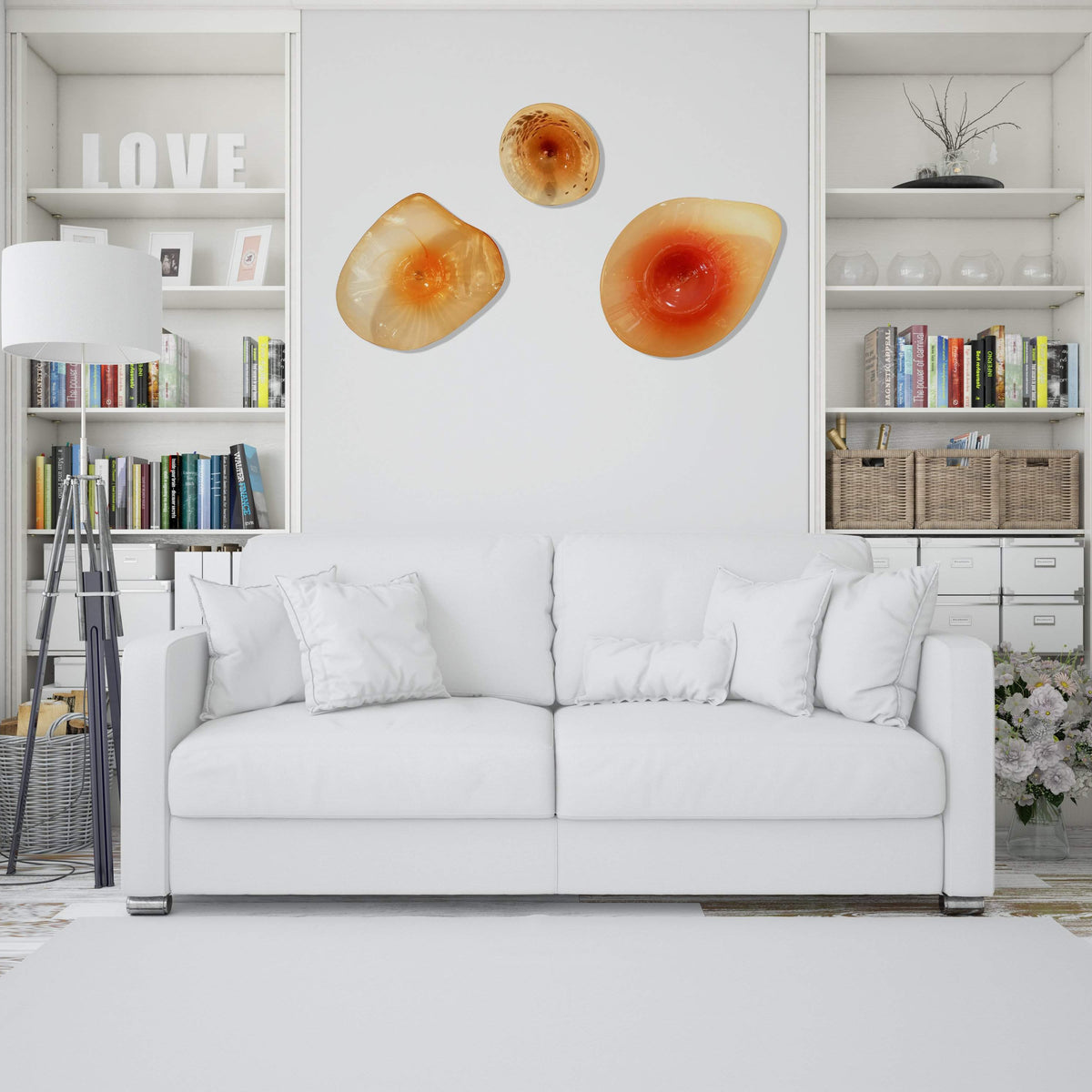 Custom Wall Flutters – Lake Superior Art Glass