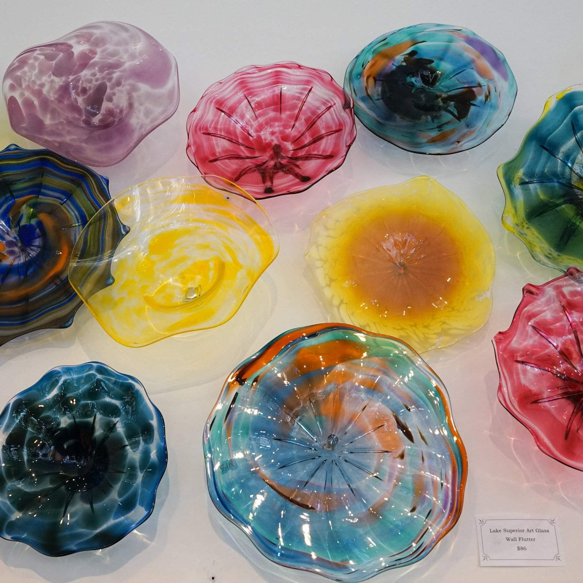Custom Wall Flutters – Lake Superior Art Glass